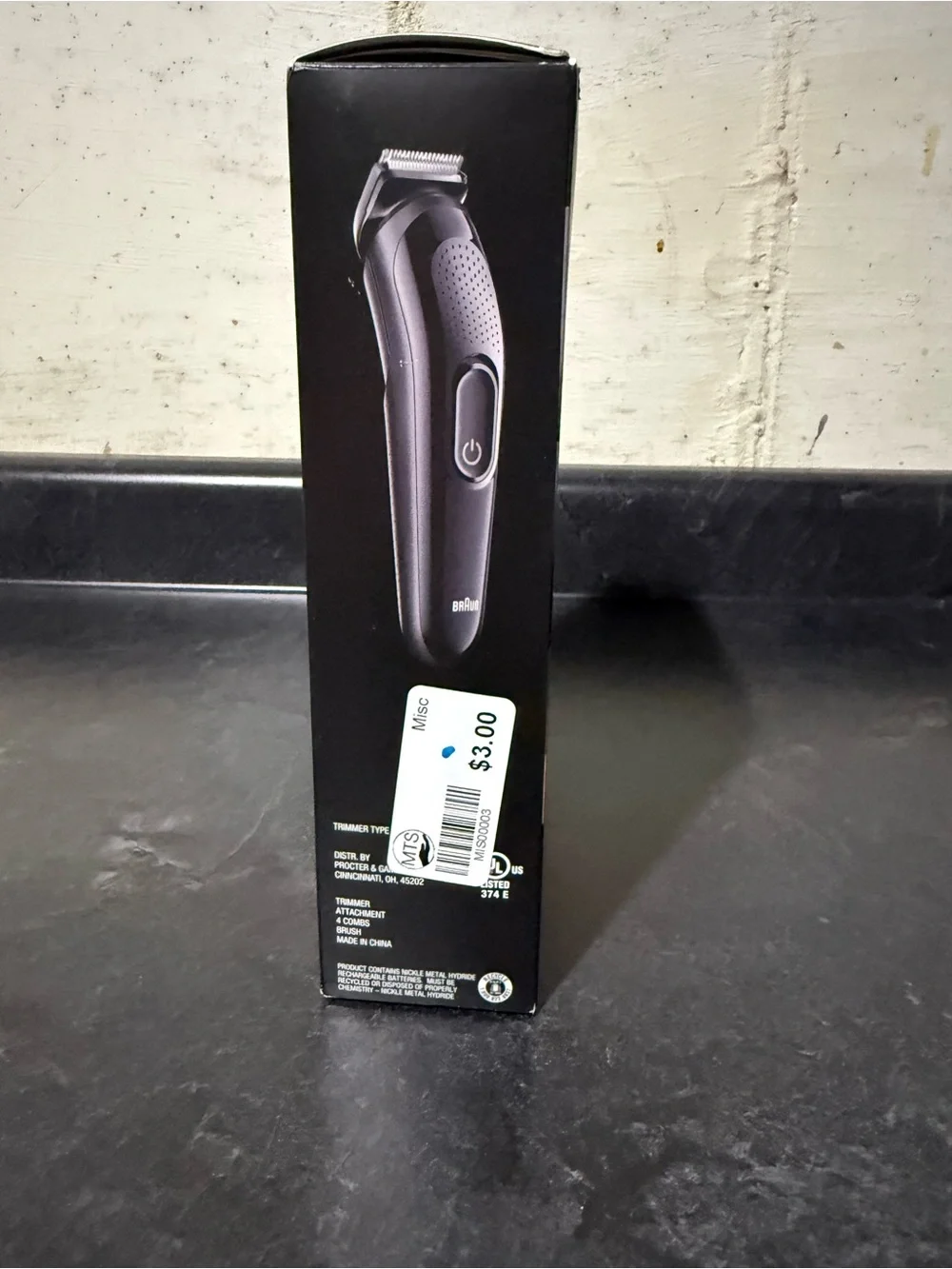 braun | Grooming | Braun Mgk320 Trimming Kit Blackblue Face Head ...